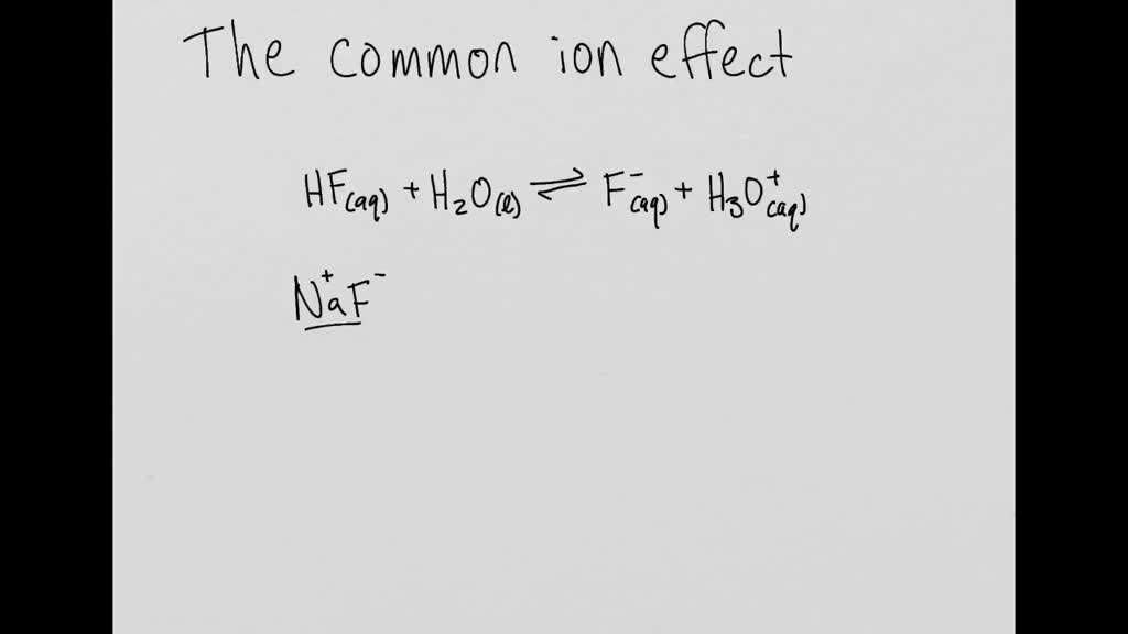 SOLVED:What is the common-ion effect? How is it related to Le Chatelier’s principle? Explain ...
