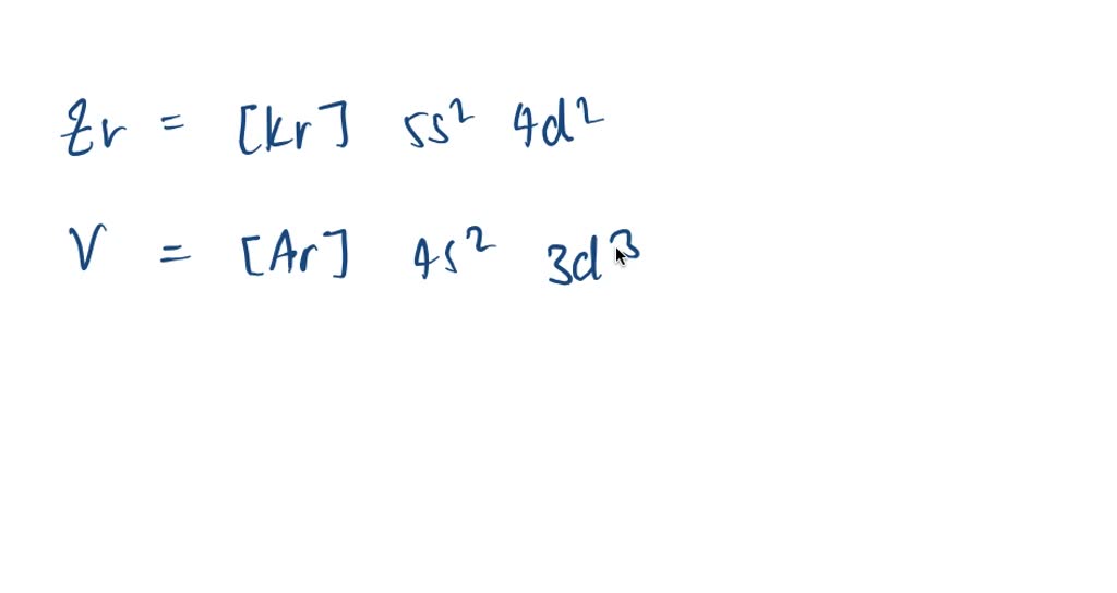 SOLVED:Using the symbol of the previous noble gas to indicate the core ...