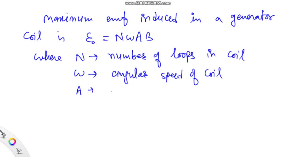 SOLVED:Assess If the angular speed of a generator is increased, does the maximum emf produced by ...
