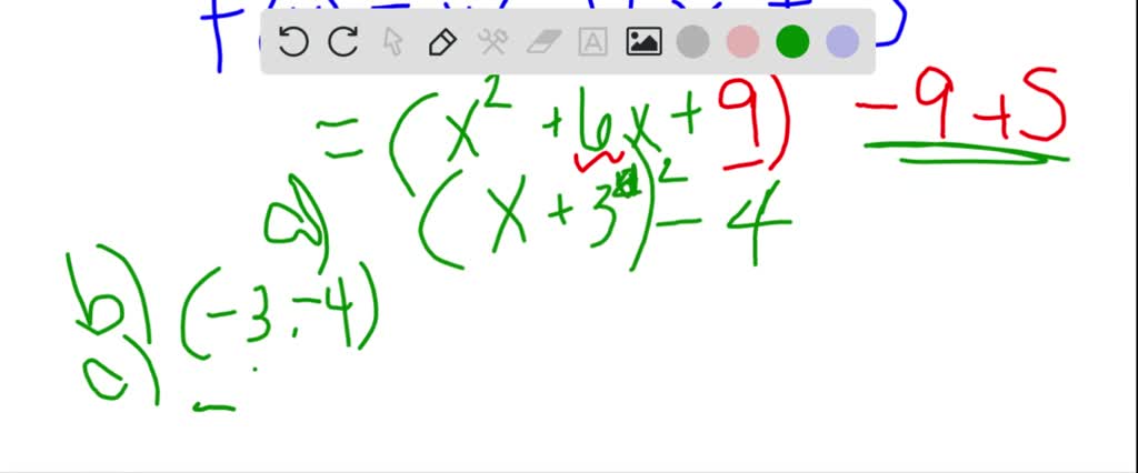 SOLVED PART A Graphing In Standard Form Graph Each Of The Following 
