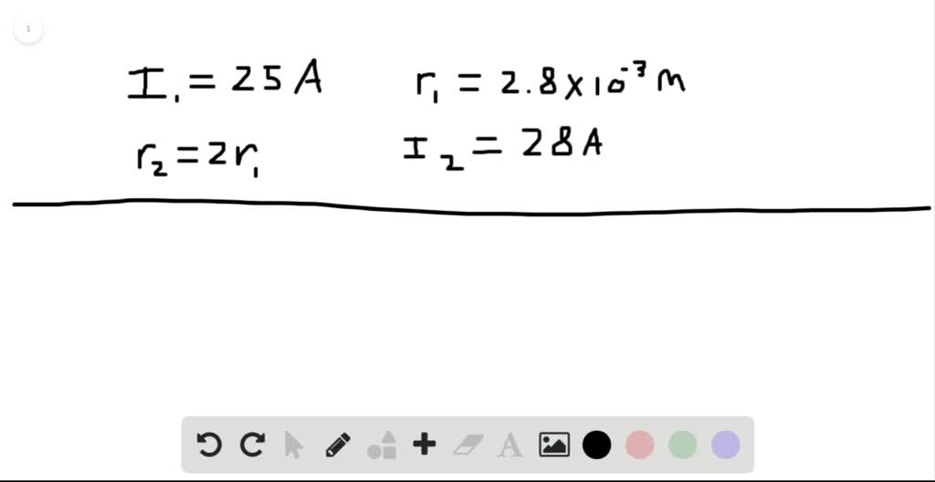 SOLVED: (II) A third wire is placed in the plane of the two wires shown ...