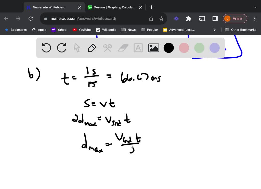 SOLVED:A motion sensor can accurately measure the distance d to an ...