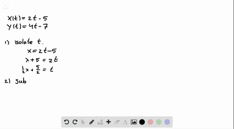 ⏩SOLVED:Exercises 1-18 give parametric equations and parameter… | Numerade