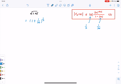 ⏩SOLVED:Use a binomial series to approximate the number with an… | Numerade