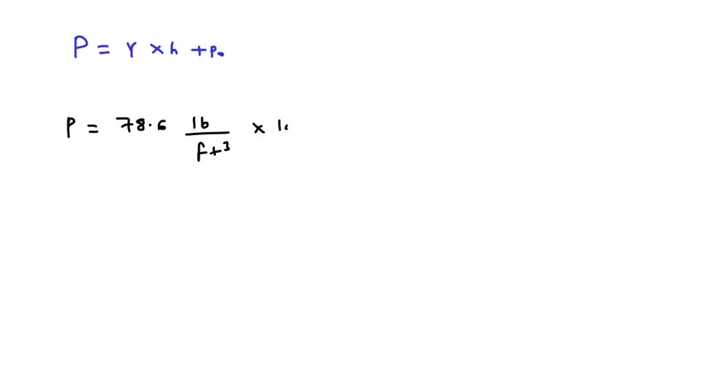 A closed tank is partially filled with glycerin. If the air pressure in the tank is 6 lb/in ^2 ...