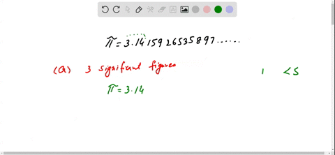 SOLVED:The first several digits of πare known to be π=3.14159265358979 ...