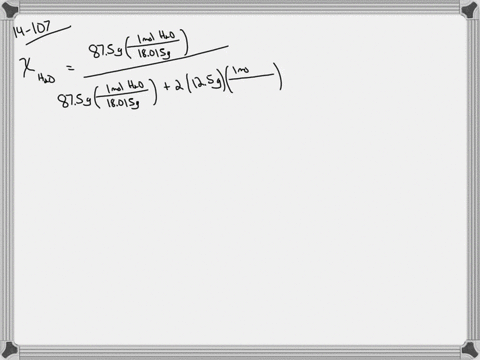 SOLVED: An aqueous solution contains 12.5 % NaCl by mass. What mass of water (in grams) is ...