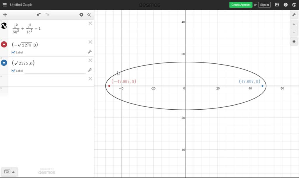How To Draw An Oval On Desmos
