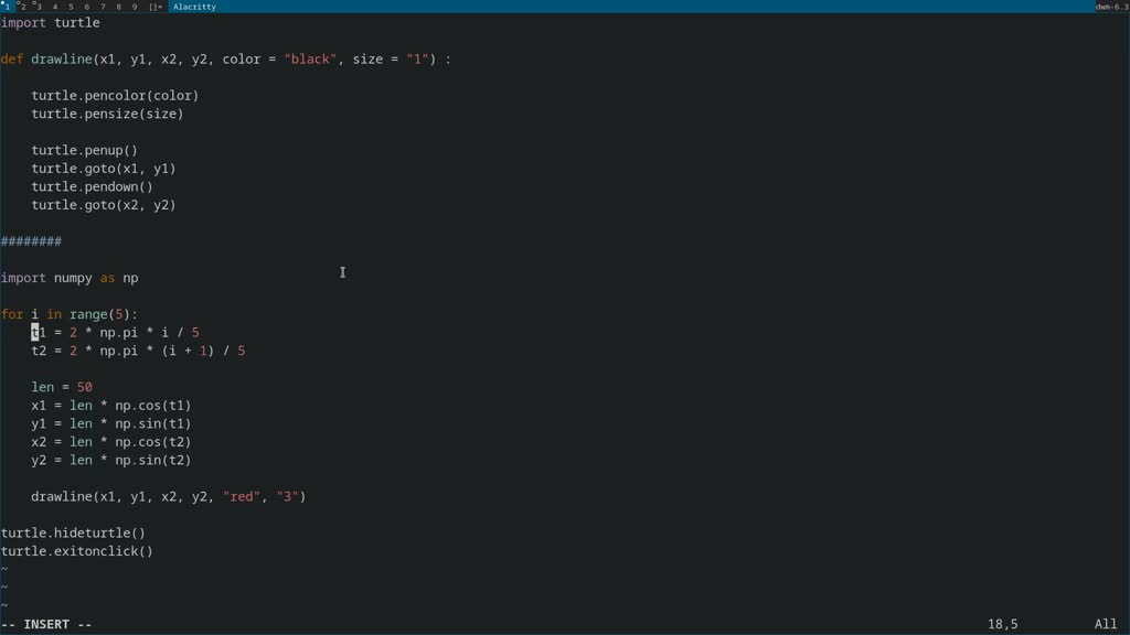 SOLVED:(Turtle: draw a star) Write a program that draws a star, as ...