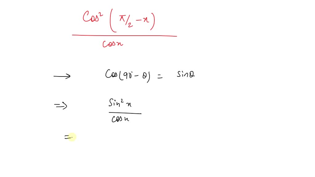 SOLVED:Match the trigonometric expression with its simplified form. (a ...