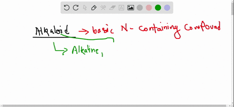 SOLVED:(Chemical Connections 15 B ) What is an alkaloid? Are all ...