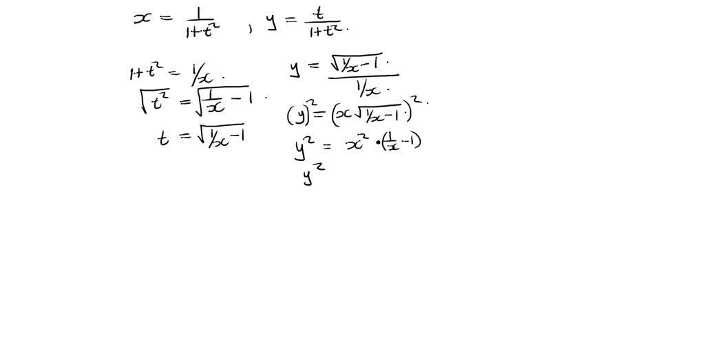 SOLVED:Sketch the given parametric curve, showing its direction with an arrow, Eliminate the ...