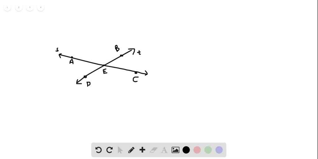 SOLVED:In Exercises 11-16, use the diagram. Name one pair of rays that are not opposite rays.