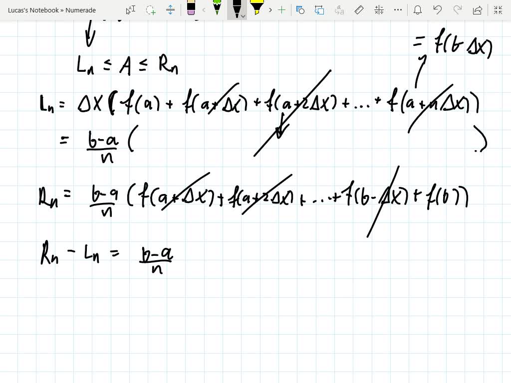 Let A be the area under the graph of an increasing continuous function ...