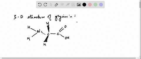 SOLVED:The amino acid glycine has this condensed structural formula ...