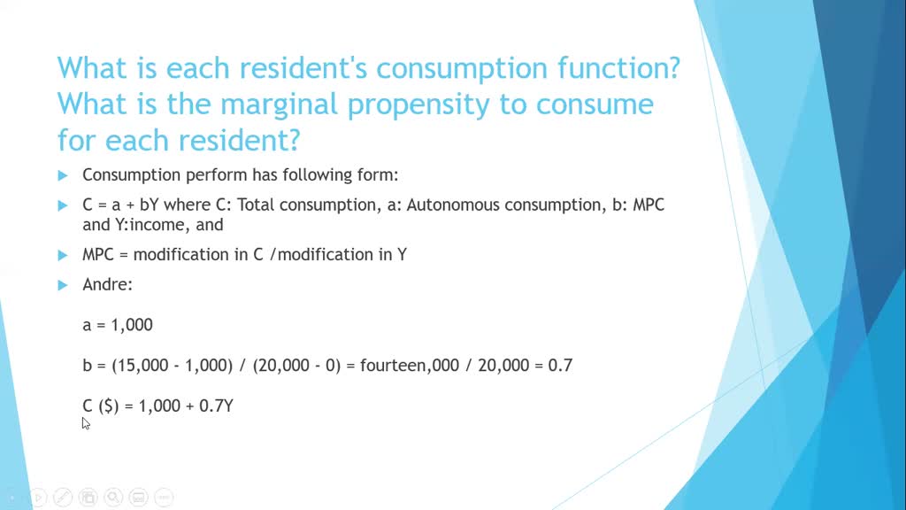 SOLVED:Economists observed the only five residents of a very small ...