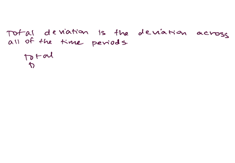 SOLVED: 2. Total deviation = deviation + deviation | Numerade