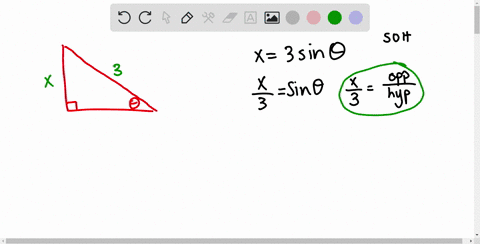 SOLVED:Use the trigonometric substitution to write the algebraic expression as a trigonometric ...
