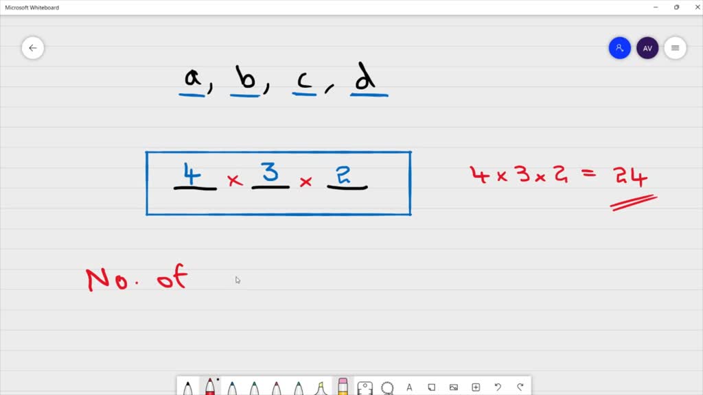 ⏩SOLVED:List the 3 -permutations of a, b, c, d. | Numerade