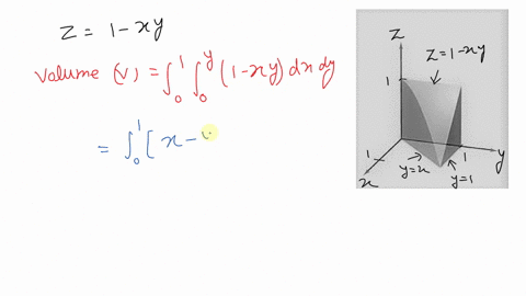 SOLVED:Use a double integral to find the volume of the indicated solid. Figure cannot copy