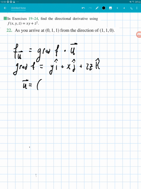 Solved Compute The Directional Derivatives Of The Following Functions