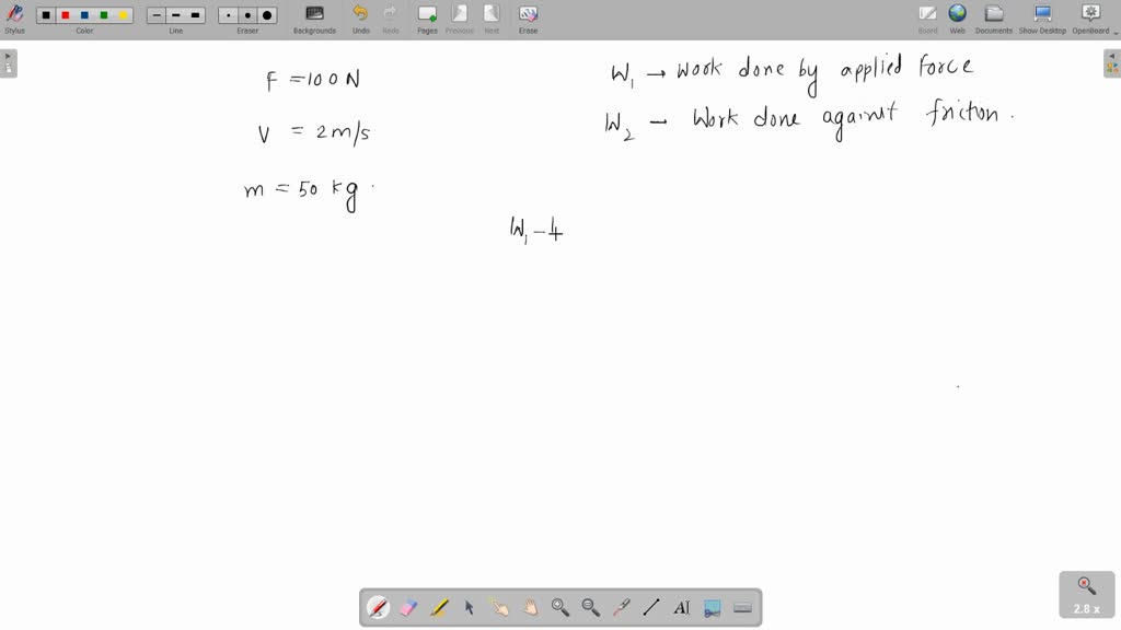 The work done in dragging a block of mass 5 kg on an inclined plane of ...