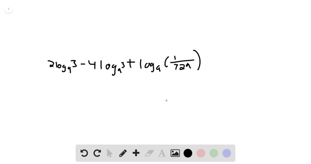 ⏩SOLVED:For the following exercises, use properties of logarithms to… | Numerade