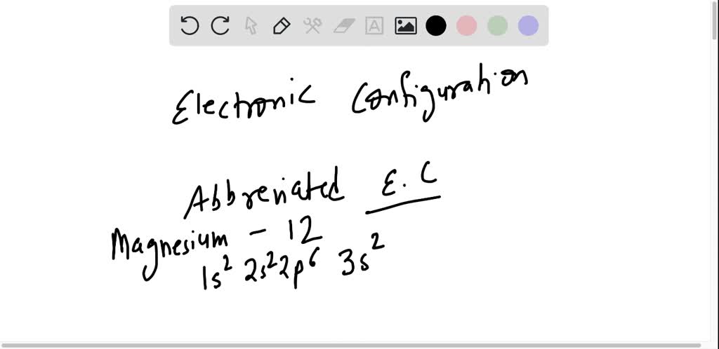 Solved Compare The Terms Electron Configuration And Abbreviated