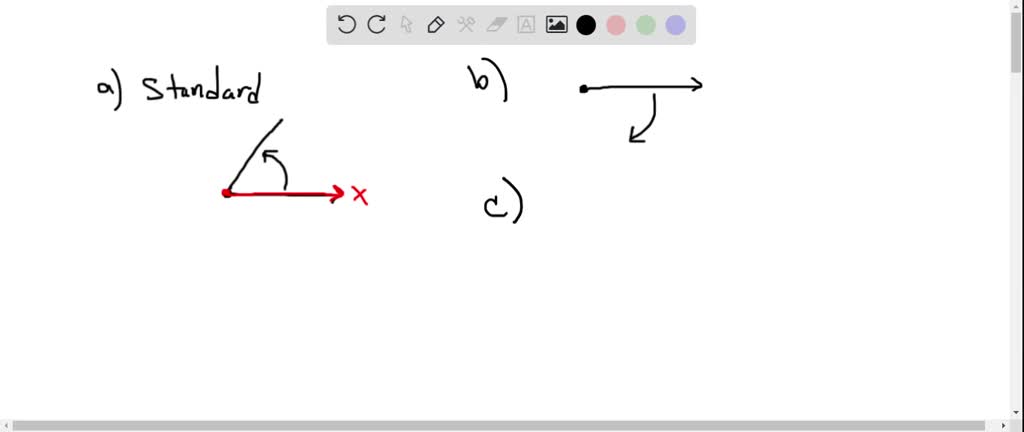 SOLVED:In your own words, explain the meanings of (a) an angle in standard position, (b) a ...
