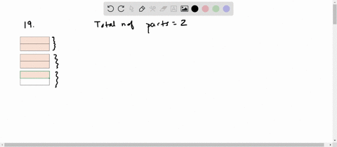 SOLVED:Write a proper or improper fraction to represent the shaded part ...