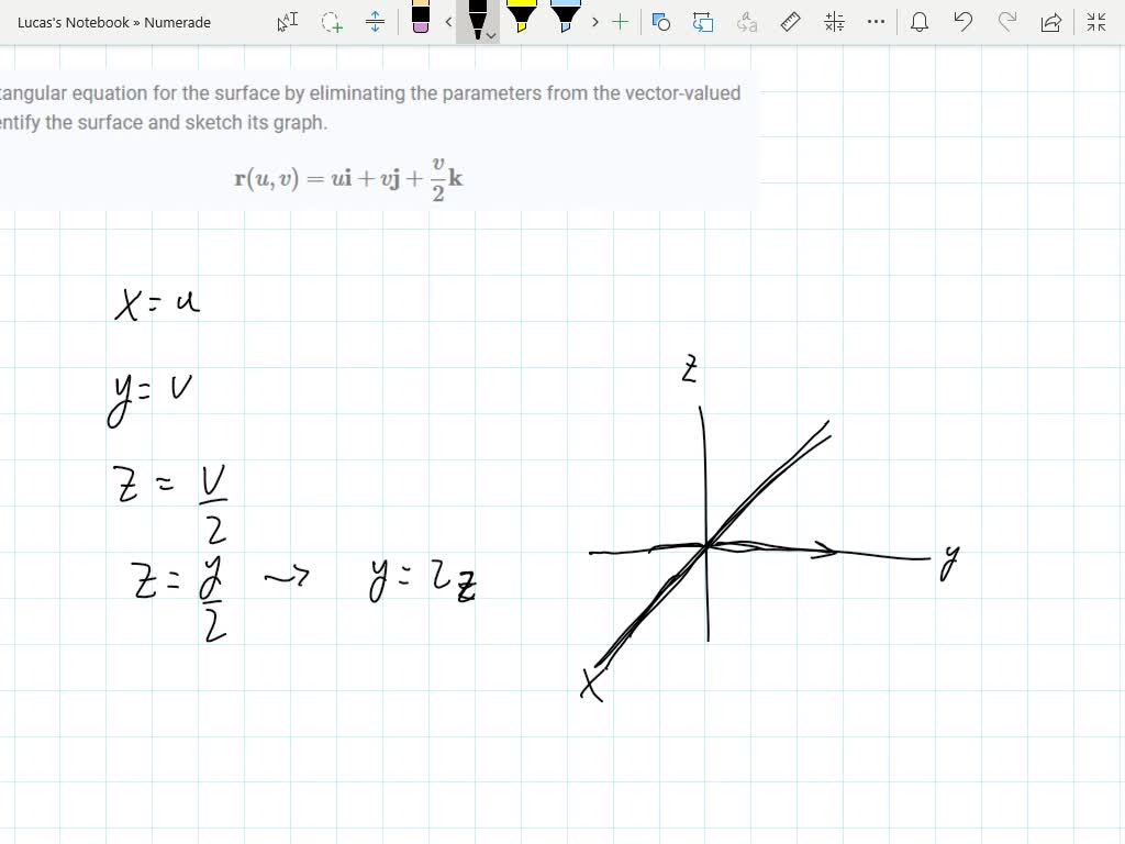 SOLVED:Find the rectangular equation for the surface by eliminating the parameters from the ...