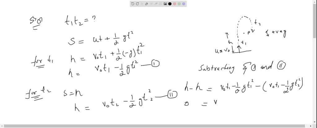 SOLVED:A particle is projected upward with an initial speed V in a medium whose air resistance ...