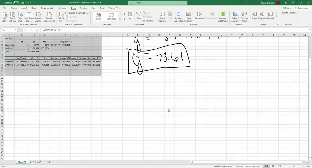 ⏩solved For The Data In Exercise 17 Of Section 10 2 The Linear… Numerade