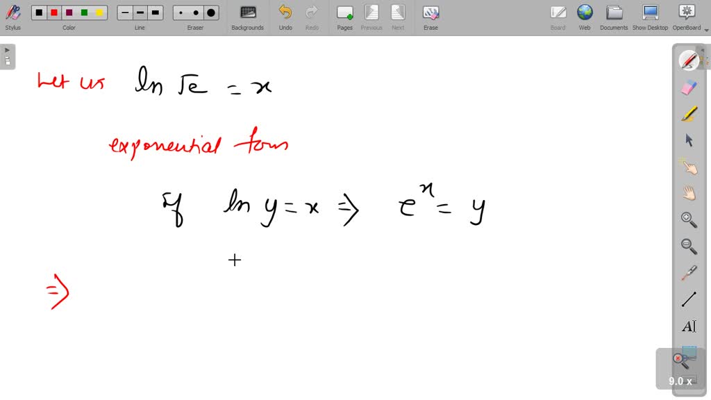 SOLVED:In Problems 25-36, find the exact value of each logarithm ...