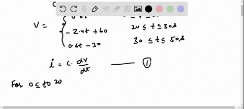 SOLVED: The voltage across a 2 -F capacitor is given by the waveform in Fig. P6.15. Find the ...