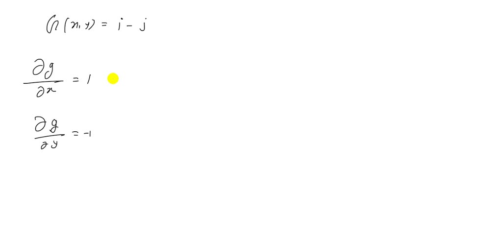 Find a potential function for the given vector field. 𝐆(x, y)=𝐢-𝐣 ...