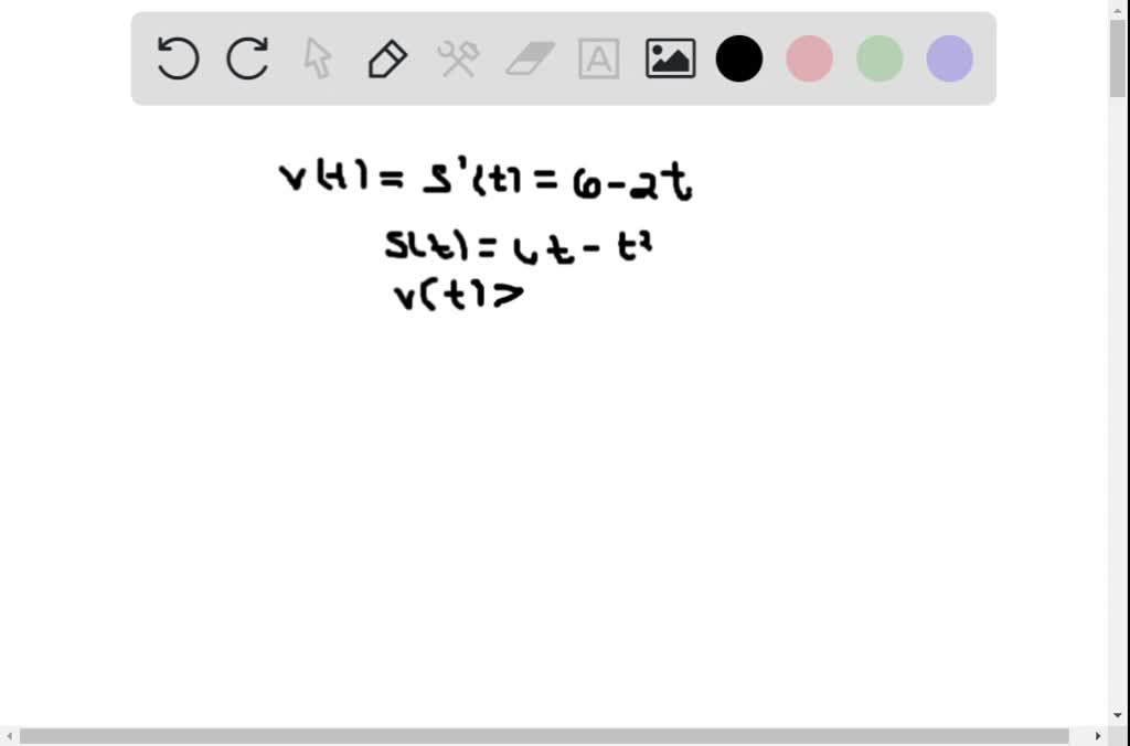 SOLVED:Motion Along a Line In Exercises 89-92, the function s(t) describes the motion of a ...