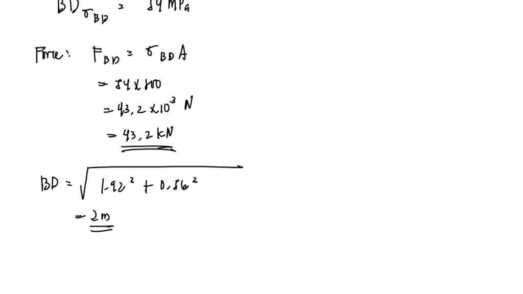 SOLVED:Link A C has a uniform rectangular cross section (1)/(8) in. thick and 1 in. wide ...
