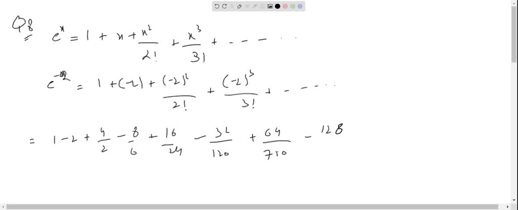 SOLVED:Using the series for e^x, how many terms are needed to compute e ...