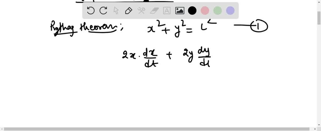 SOLVED:Two objects, A and B, are connected by a rigid rod that has a length L. The objects slide ...