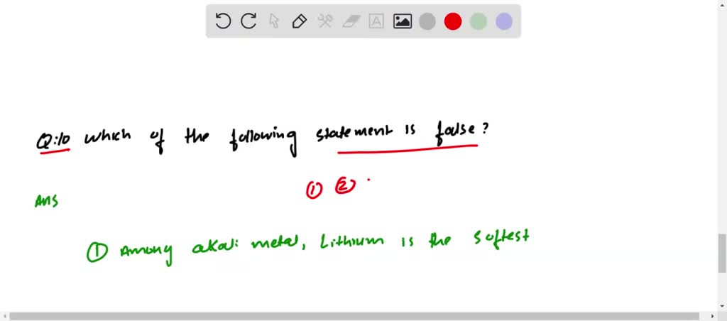SOLVED: Cierto y falso. 1- Los metales alcalinos poseen mayor ...