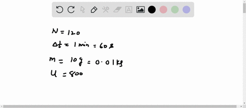 SOLVED:A machine gun fires 120 shots per minute. If the mass o each ...