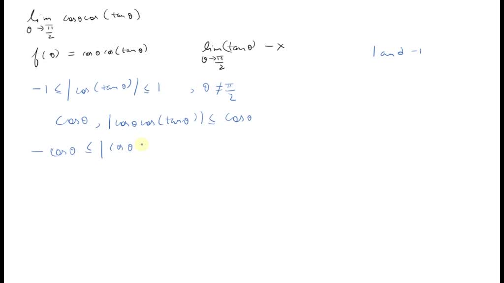 ⏩SOLVED:In Exercises 7-16, evaluate using the Squeeze Theorem.… | Numerade