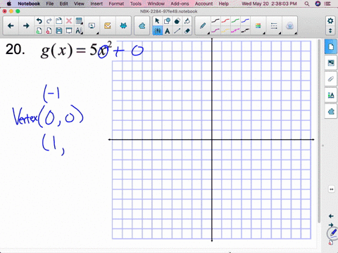 SOLVED:Sketch the graph of each quadratic function. Label the vertex, and sketch and label the ...