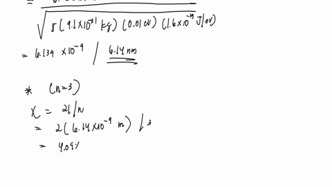 SOLVED:Using the one-dimensional particle in a box model, calculate the first four electronic ...