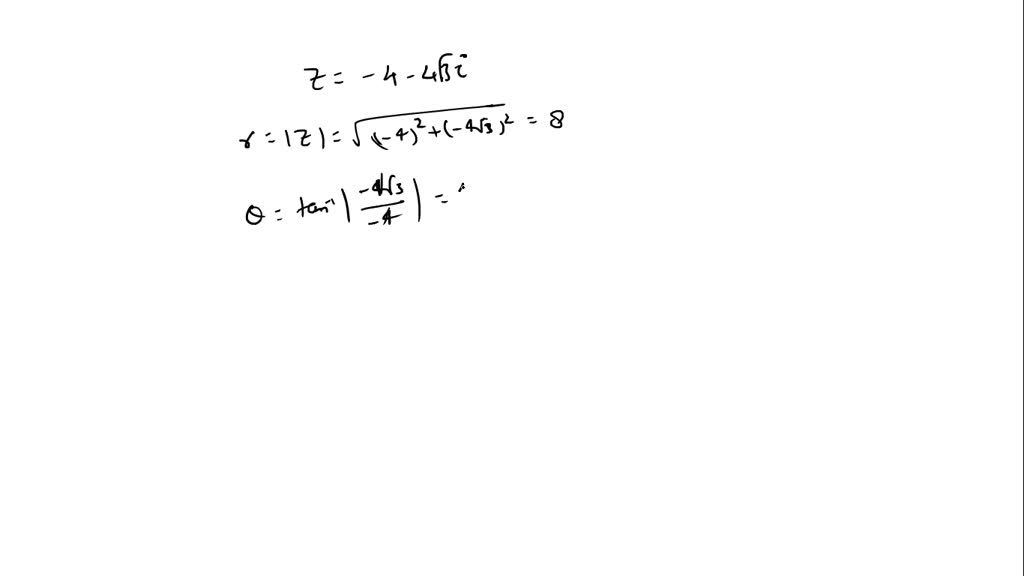 SOLVED:Convert from rectangular to trigonometric form. (In each case ...