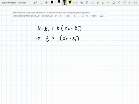 ⏩SOLVED:Elimine el parámetro y obtenga la forma estándar de la… | Numerade