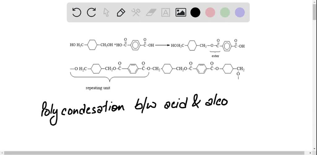 Kodel, a polyester made from the following monomers, is used to make ...