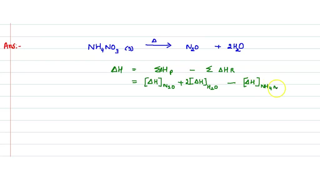SOLVED:Using enthalpy of formation data in Appendix L. determine whether the decomposition of ...