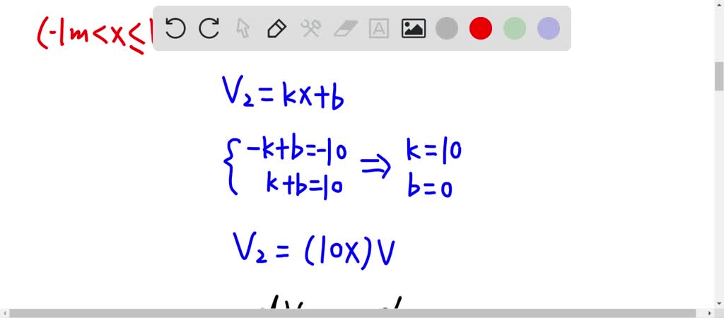 SOLVED: FIGURE EX30.42 shows a graph of V versus x in a region of space ...